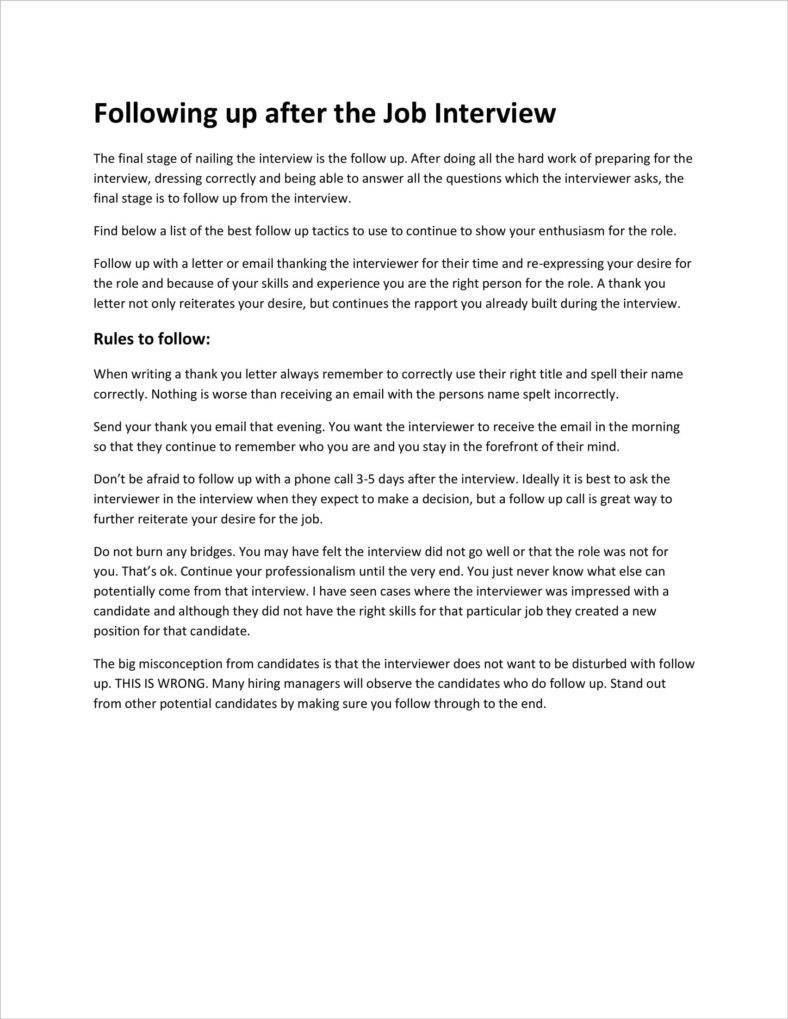 How To Write A Follow Up Email After Job Offer