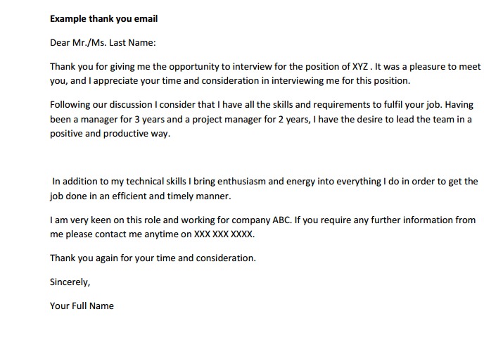 Follow Up Letter After An Interview For Your Needs Letter Template 
