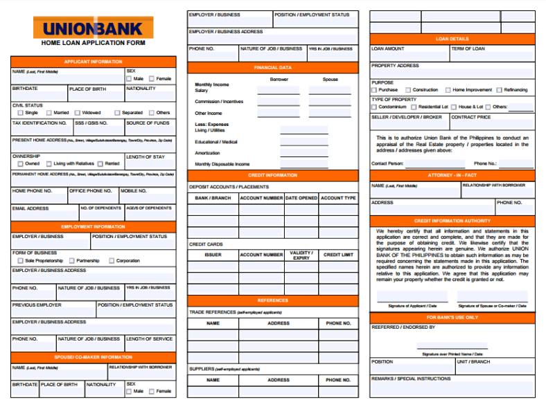 8+ Loan Application Form Templates - Word, Pages, Google Docs, PDF