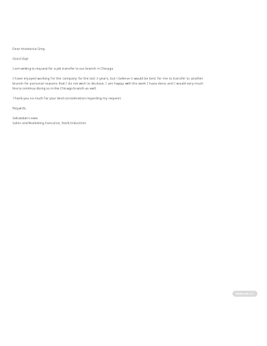 9+ Job Request Letter Templates in MS Word | Google Docs