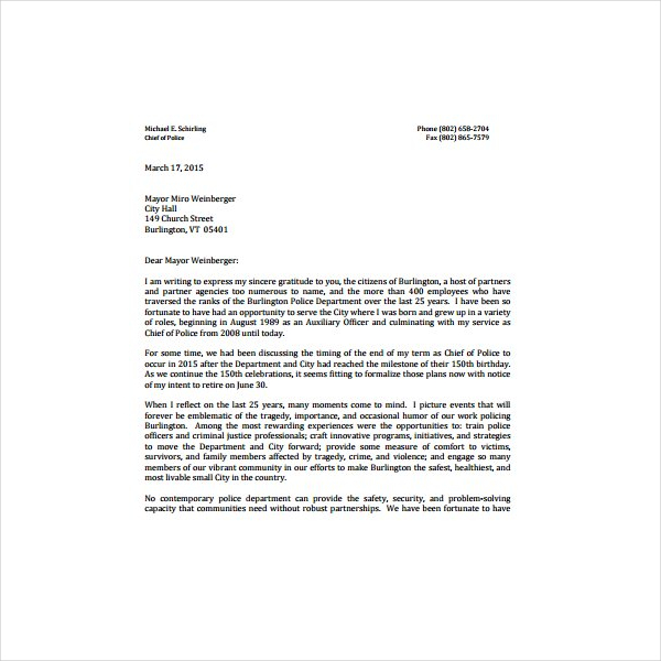3 Retirement Letter For Teachers PDF