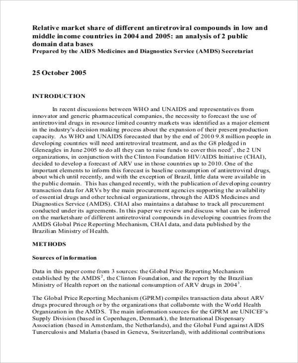 7 Market Assessment Templates PDF