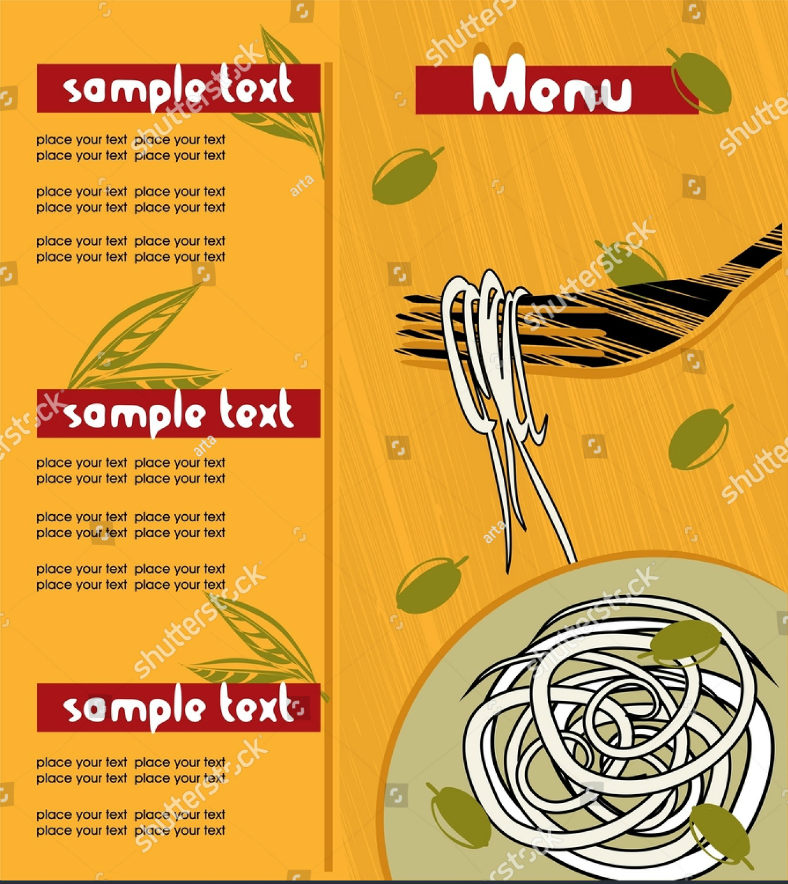 Pasta Menu - 15+ Free Templates in PSD, AI
