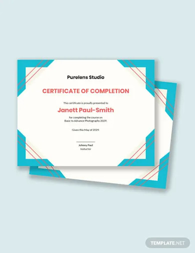 14+ Photography Certificate Templates - AI, InDesign, Word, PSD, Publisher