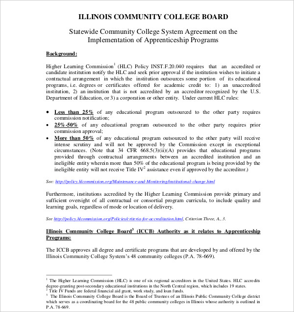 9+ Apprenticeship Agreement Templates - PDF, DOC