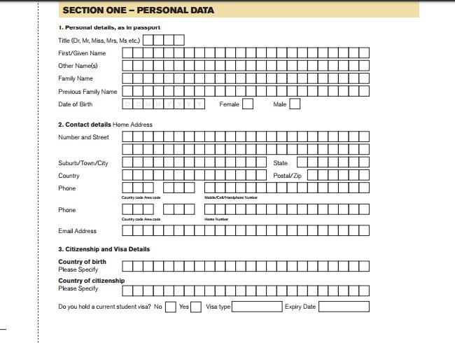 3+ Student Application Form Templates- PDF | Free & Premium Templates