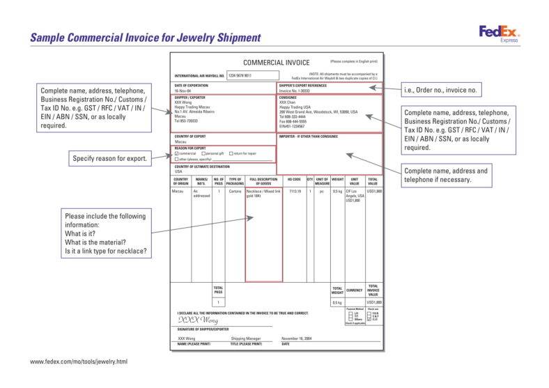6+ Jewelry Invoice Templates - PDF, Word, PSD, AI