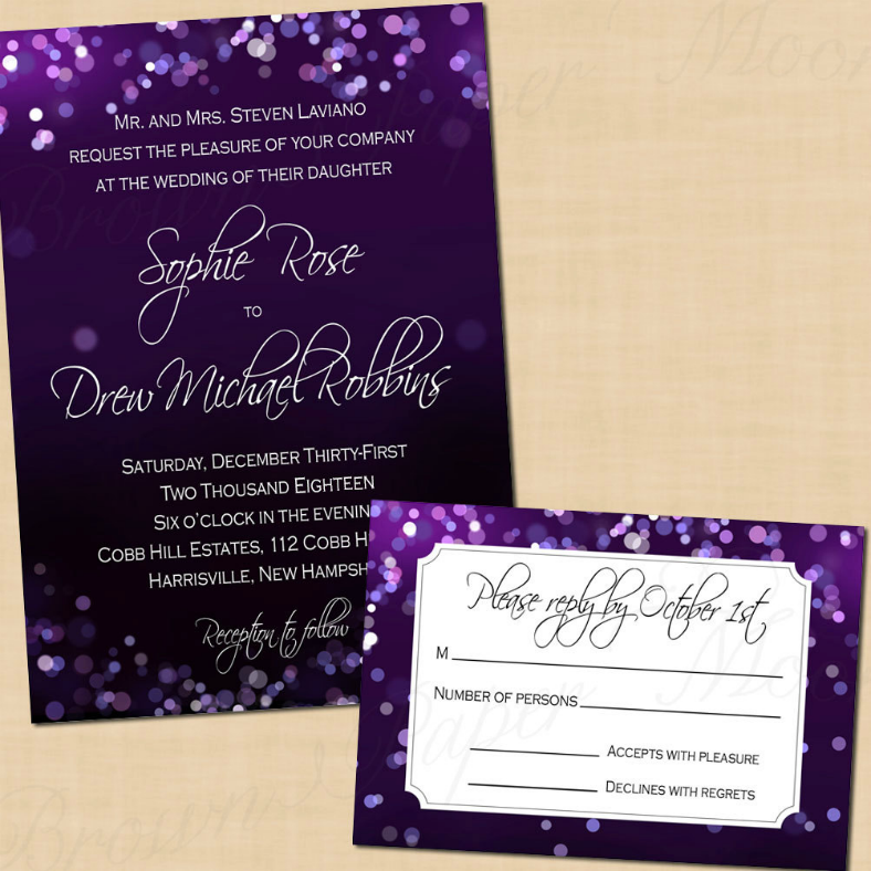 16 Purple Invitation Templates PSD AI Free Premium Templates