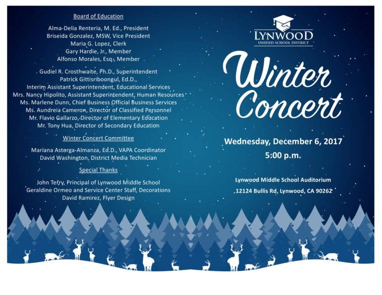 Music Concert Program Template Free PDF Template