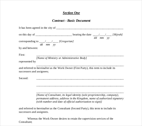 17+ Consulting Contract Templates - Word, PDF, Apple Pages