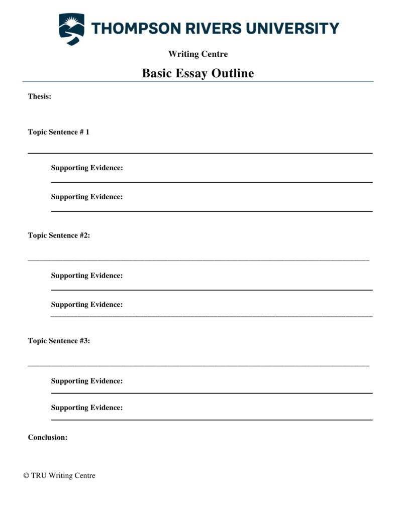 6 Basic Outline Templates PDF