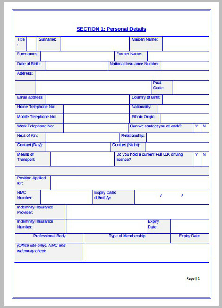 8 Agency Application Form Templates PSD
