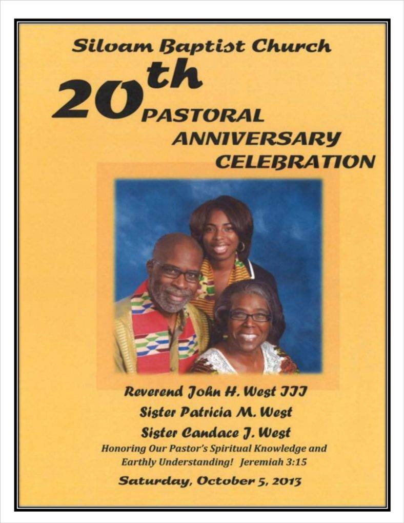 7+ Anniversary Program Templates - PDF | MS Word | Photoshop | InDesign ...