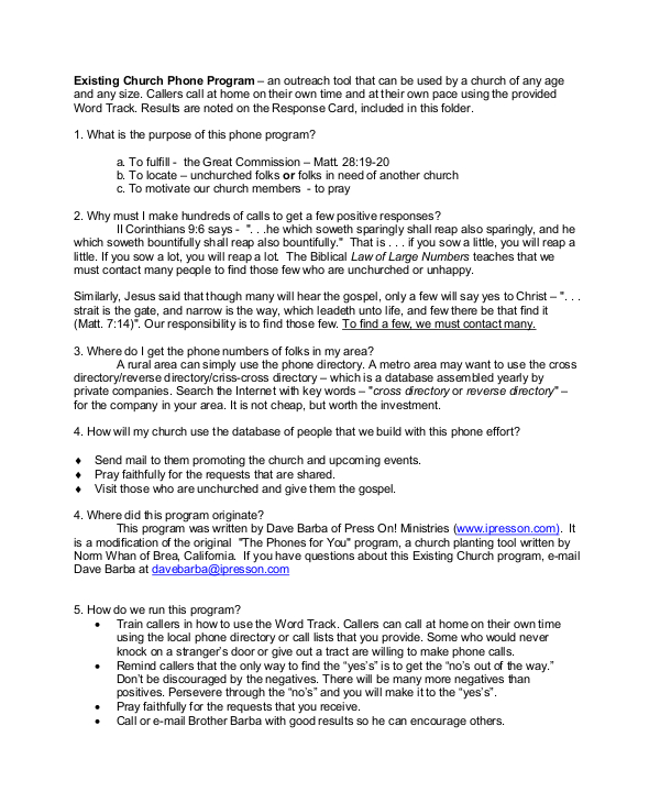 10+ Church Program Templates in PDF