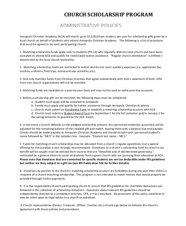 10+ Church Program Templates in PDF