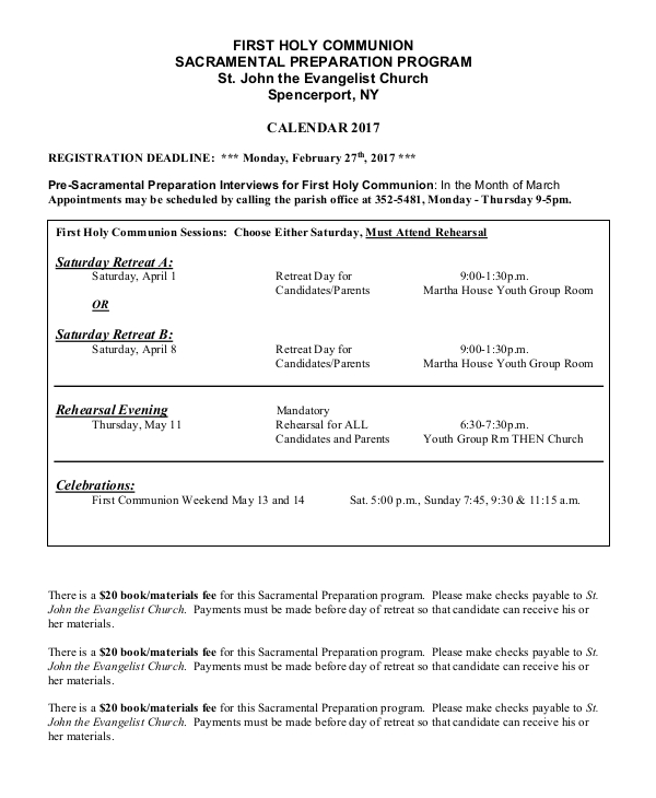 10 Church Program Templates In PDF