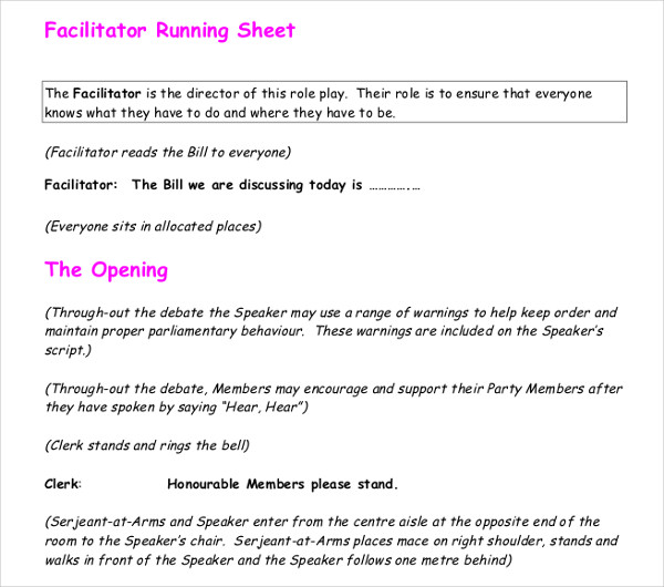 17+ Run Sheet Templates - PDF, DOC