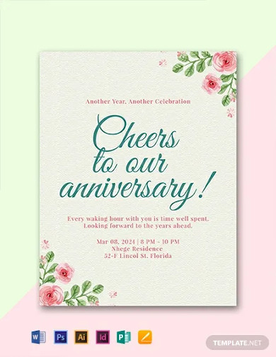 7+ Anniversary Program Templates - PDF | MS Word | Photoshop | InDesign ...