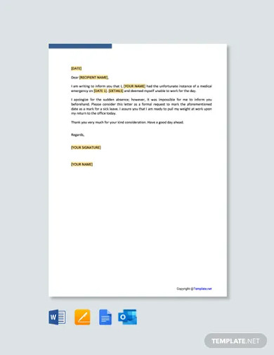 22+ Leave letter Format Templates