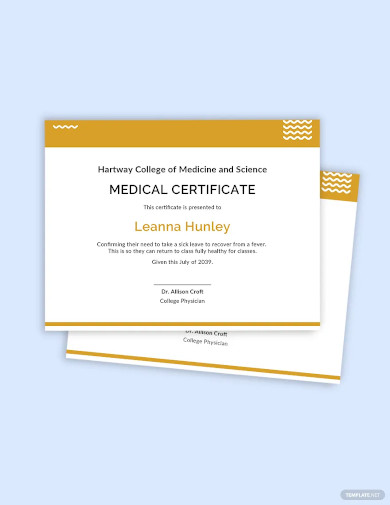 25+ Medical Certificate Templates for Leave - PDF, Docs, Word