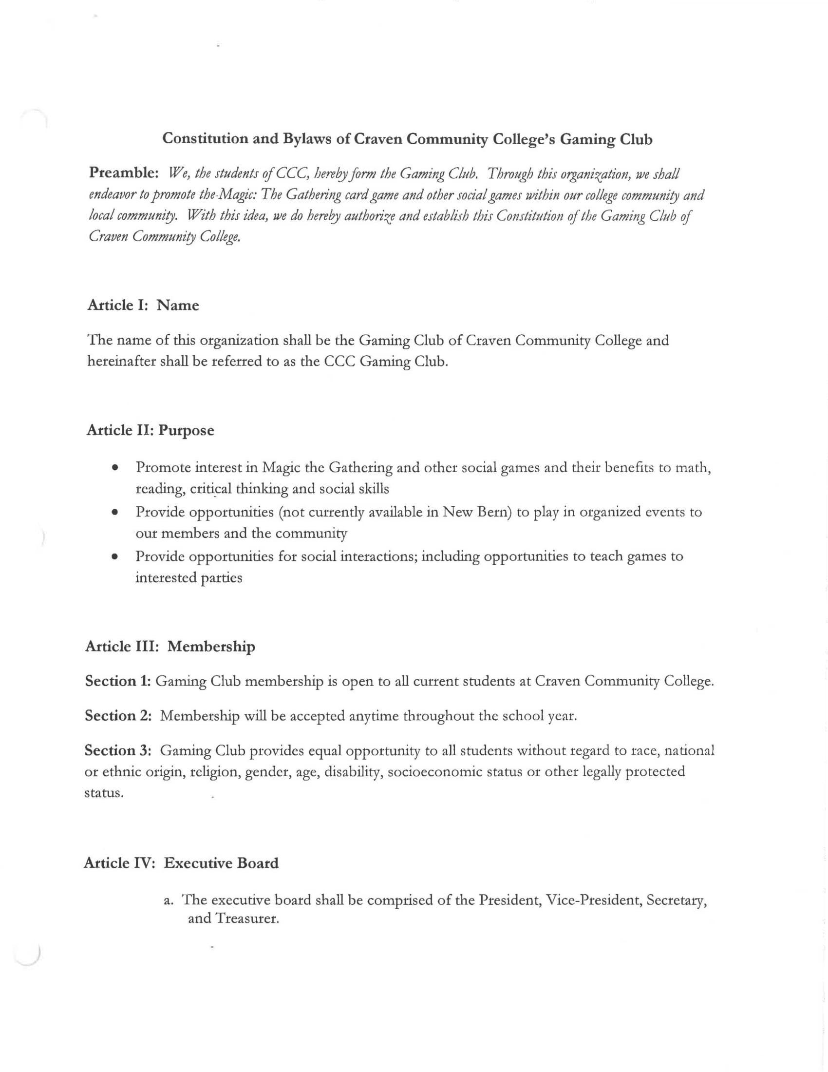 11+ Club Bylaws Templates - PDF