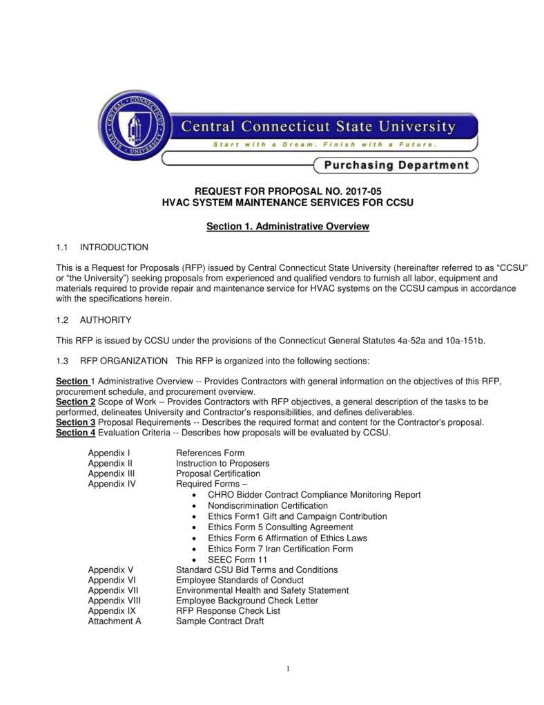 8+ HVAC Proposal Templates - PDF