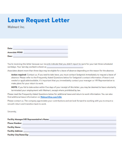 34+ Simple Request Letter Templates