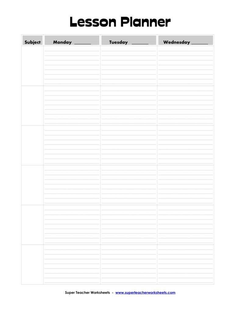 14 Teacher Planner Templates