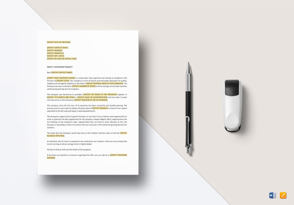 34+ Simple Request Letter Templates