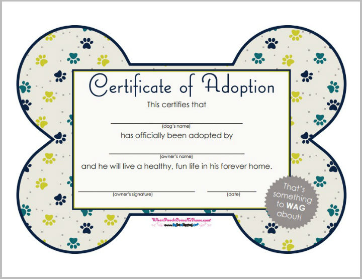 12 Pet Birth Certificate Designs Templates PDF PSD AI InDesign