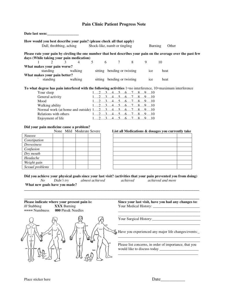 5 Medical Progress Note Templates PDF 5 Medical Progress Note Templates PDF