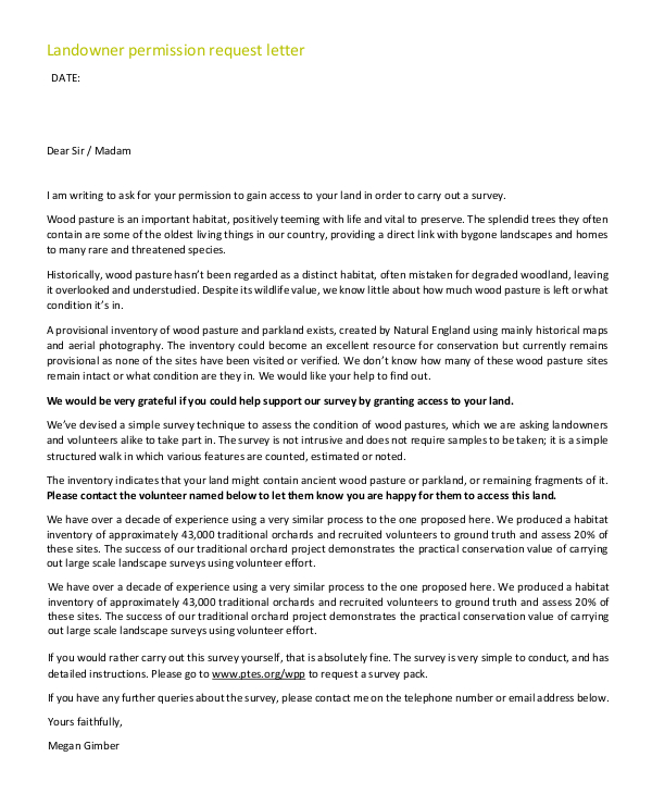 23+ Permission Request Letter - PDF