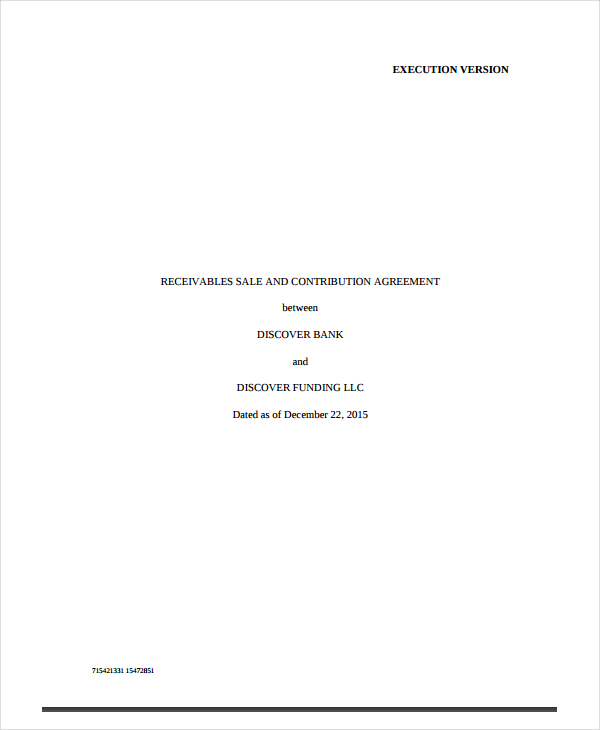 10+ Contribution Agreement Templates - PDF, DOC