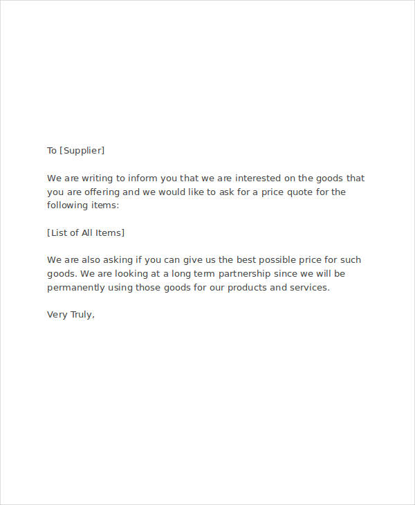 8+ Information Request Letter Templates in MS Word | PDF | Pages ...