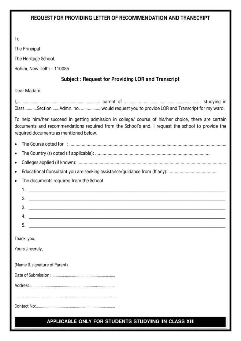 16+ Request Letter to a Principal Templates - PDF