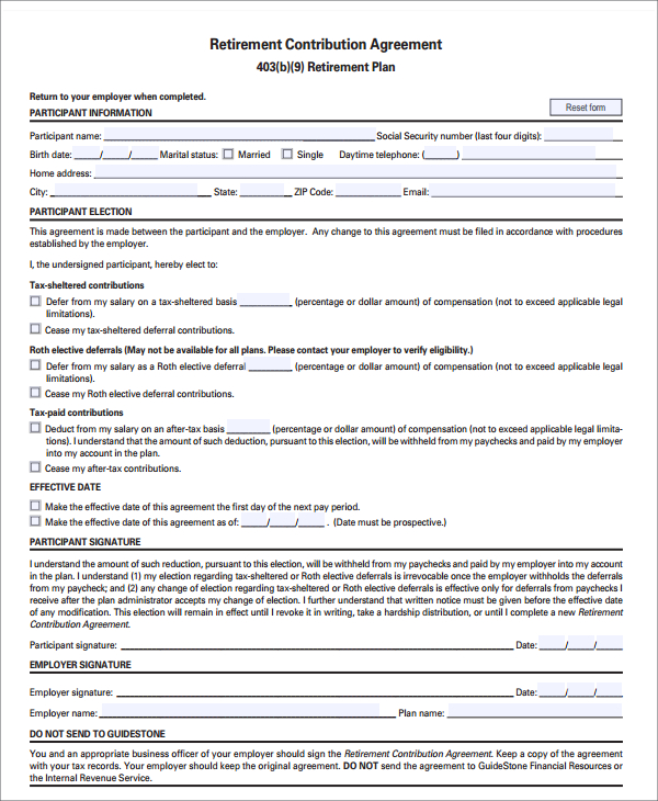 10+ Contribution Agreement Templates - PDF, DOC