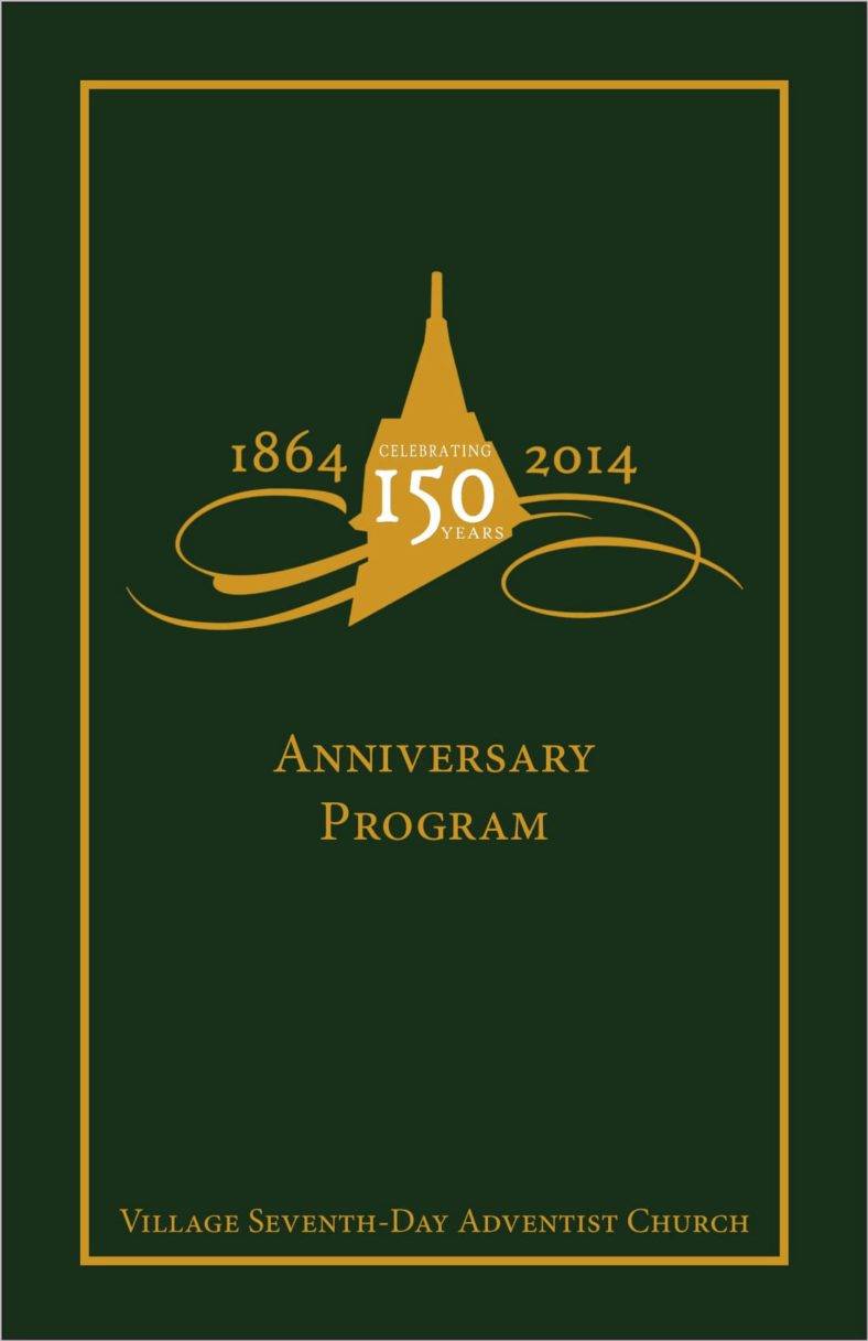 7+ Anniversary Program Templates - PDF | MS Word | Photoshop | InDesign ...