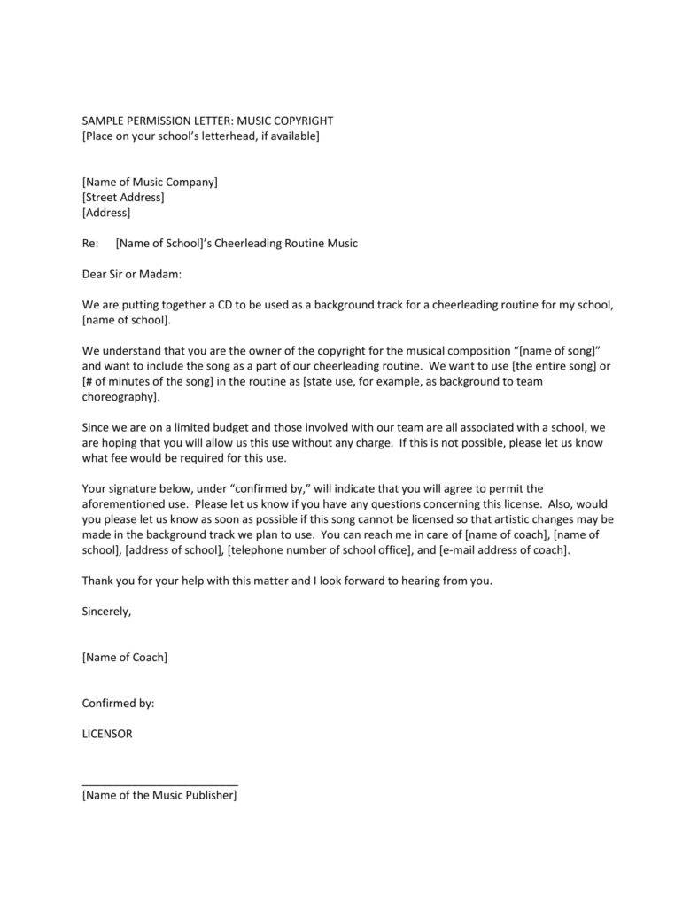 Letter Of Permission Sample Collection Letter Template Collection
