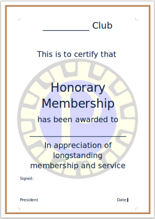 14+ Honorary Life Certificate Templates - PDF, Docx