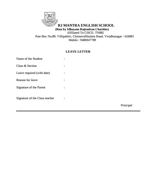 15+ Official Leave Letter Templates - PDF, DOC, Apple Pages