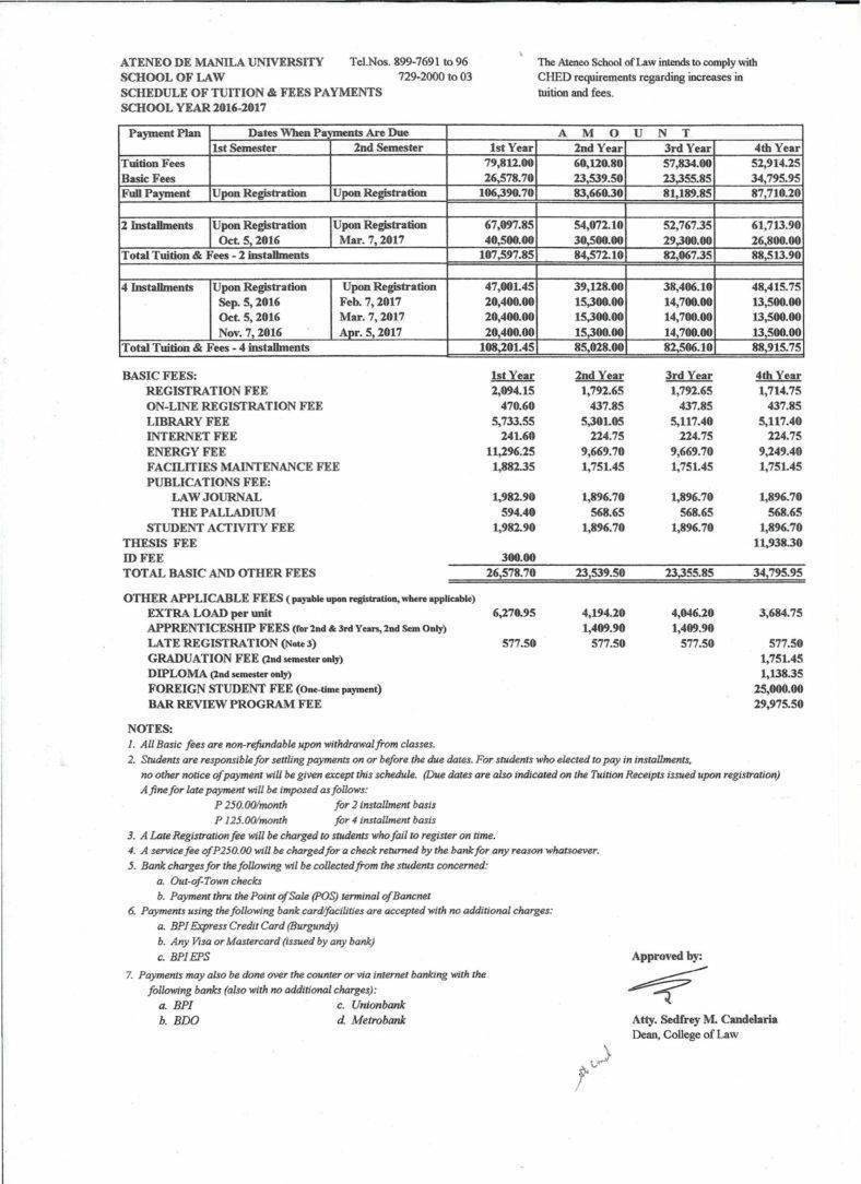 6 Tuition Receipt Templates PDF Word