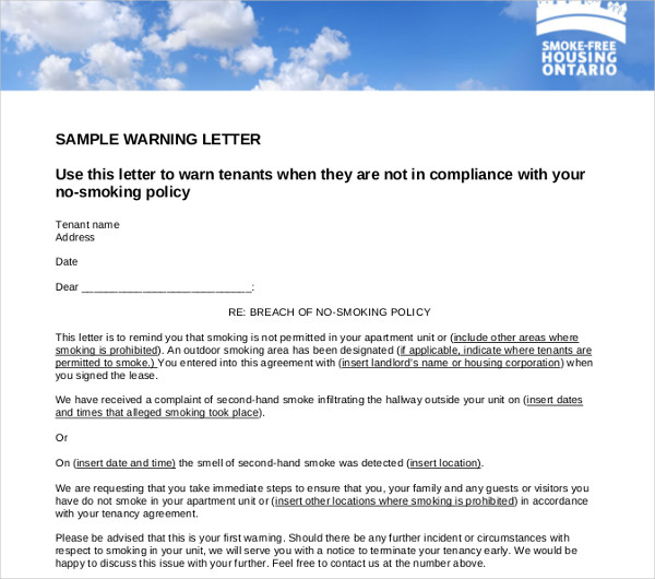 14+ Late Warning Letter Templates - PDF, DOC