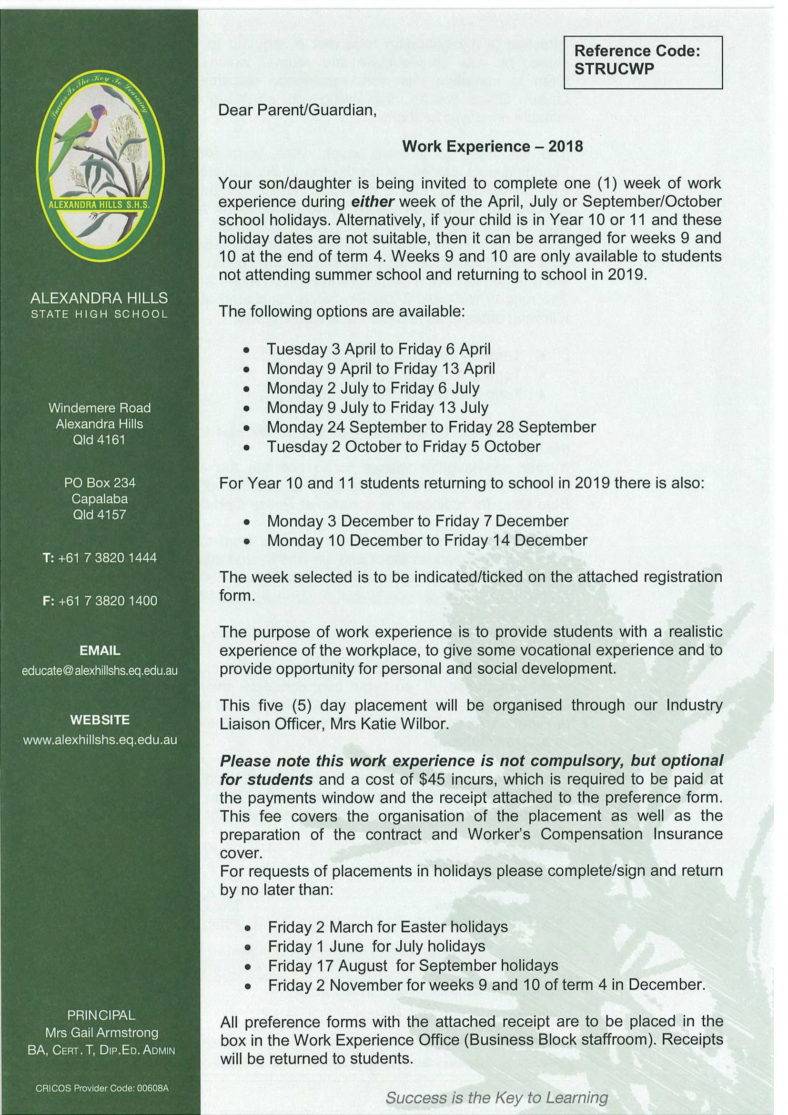 16+ Work Experience Letter Templates - PDF, Word