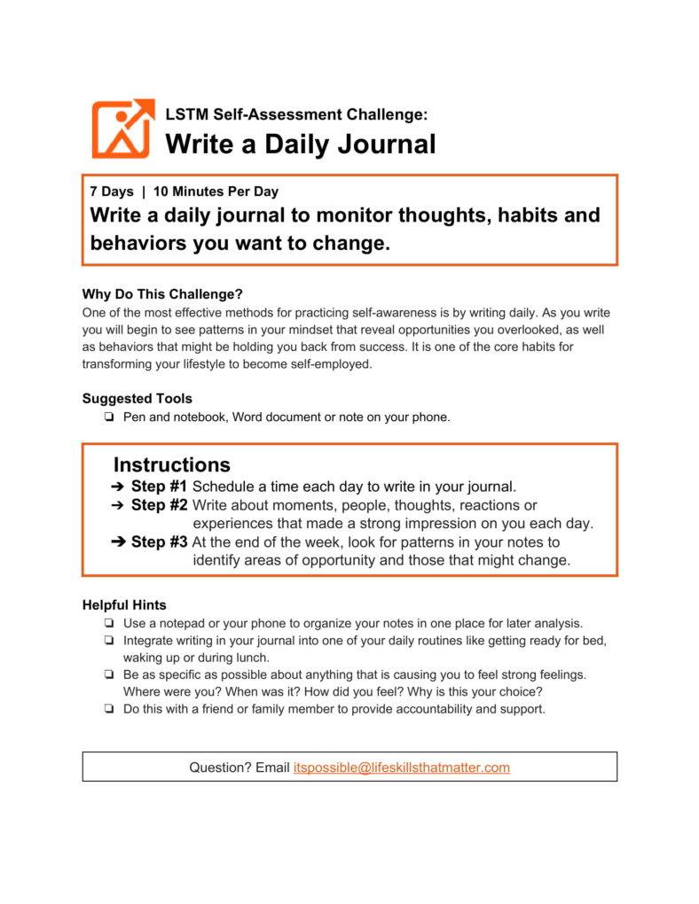 5 Daily Journal Entry Templates PDF