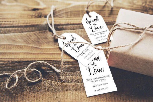 10 Wedding Tag Templates