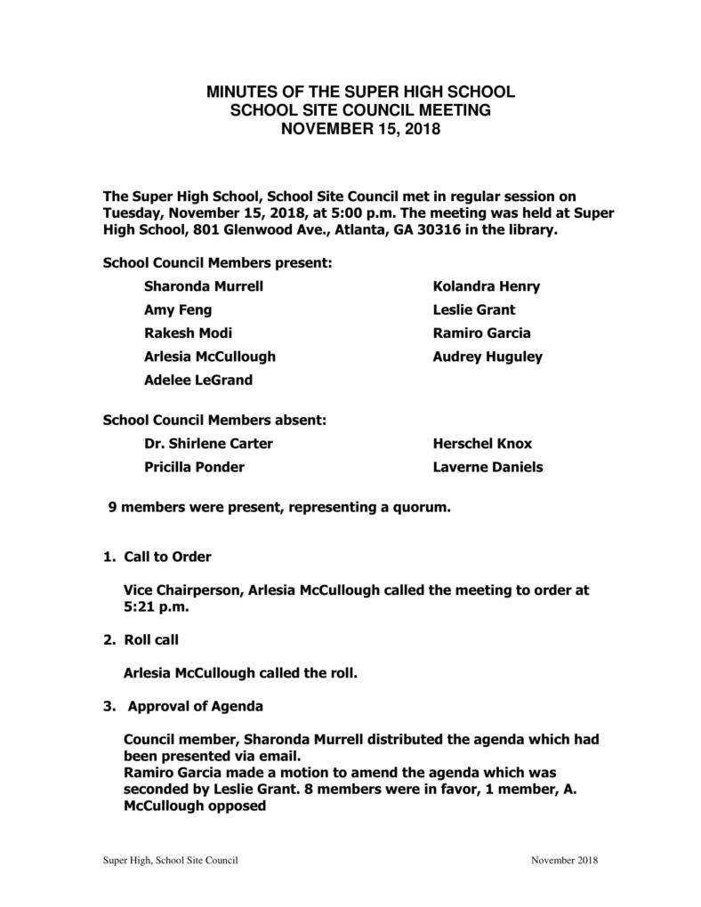17 Meeting Minutes Format Templates In PDF