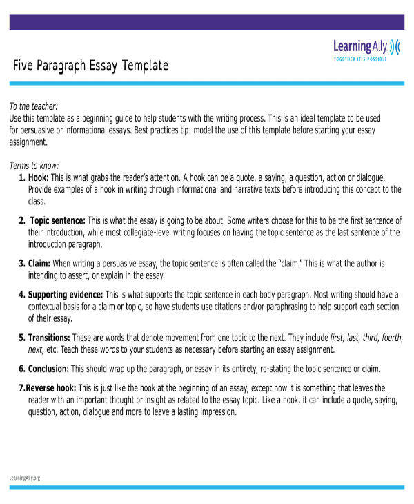 19+ Essay Templates in PDF