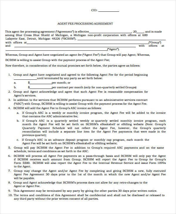 20+ Sample Agent Agreement Templates - PDF, Word, Pages