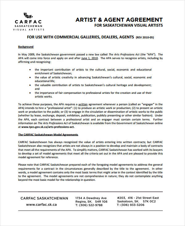 20+ Sample Agent Agreement Templates - PDF, Word, Pages