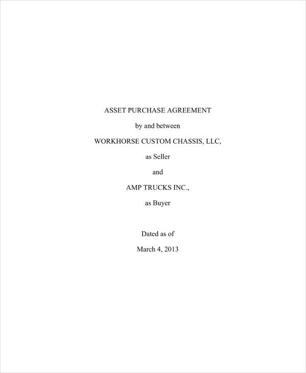 7+ Asset Transfer Agreement Templates - PDF